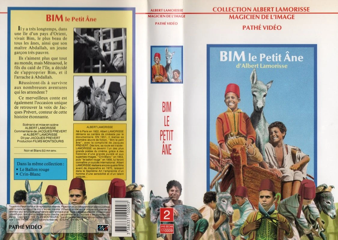 Pathé Vidéo (France) - Bim, le petit âne (1991) (Vente) | Wiki VHS | Fandom