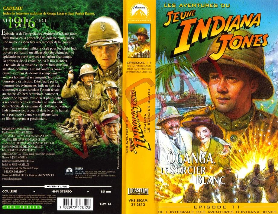 CIC/Paramount (France) - Les aventures du jeune Indiana Jones : Oganga ...