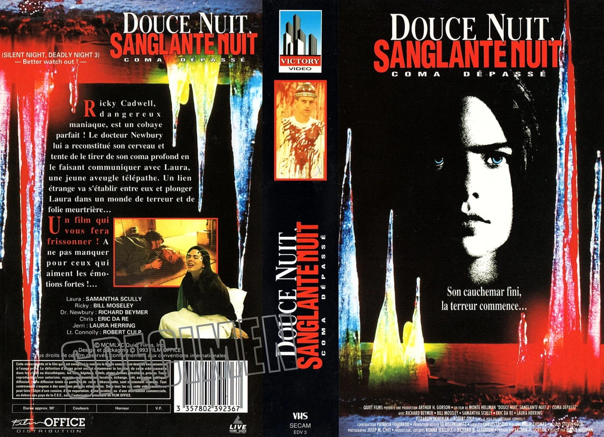 Film Office (France) - Douce nuit, sanglante nuit : Coma dépassé (1993) (Location) | Wiki VHS ...