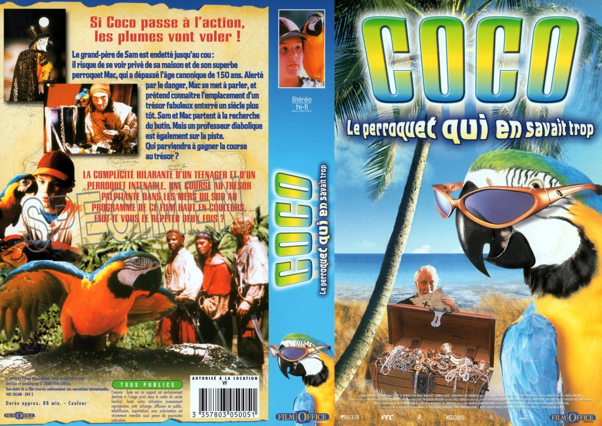 Film Office (France) - Coco, le perroquet qui en savait trop (2000) (Location) | Wiki VHS | Fandom
