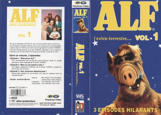Polygram Video (France) - Alf l'extra-terrestre..., vol 1 (1991) (Vente ...