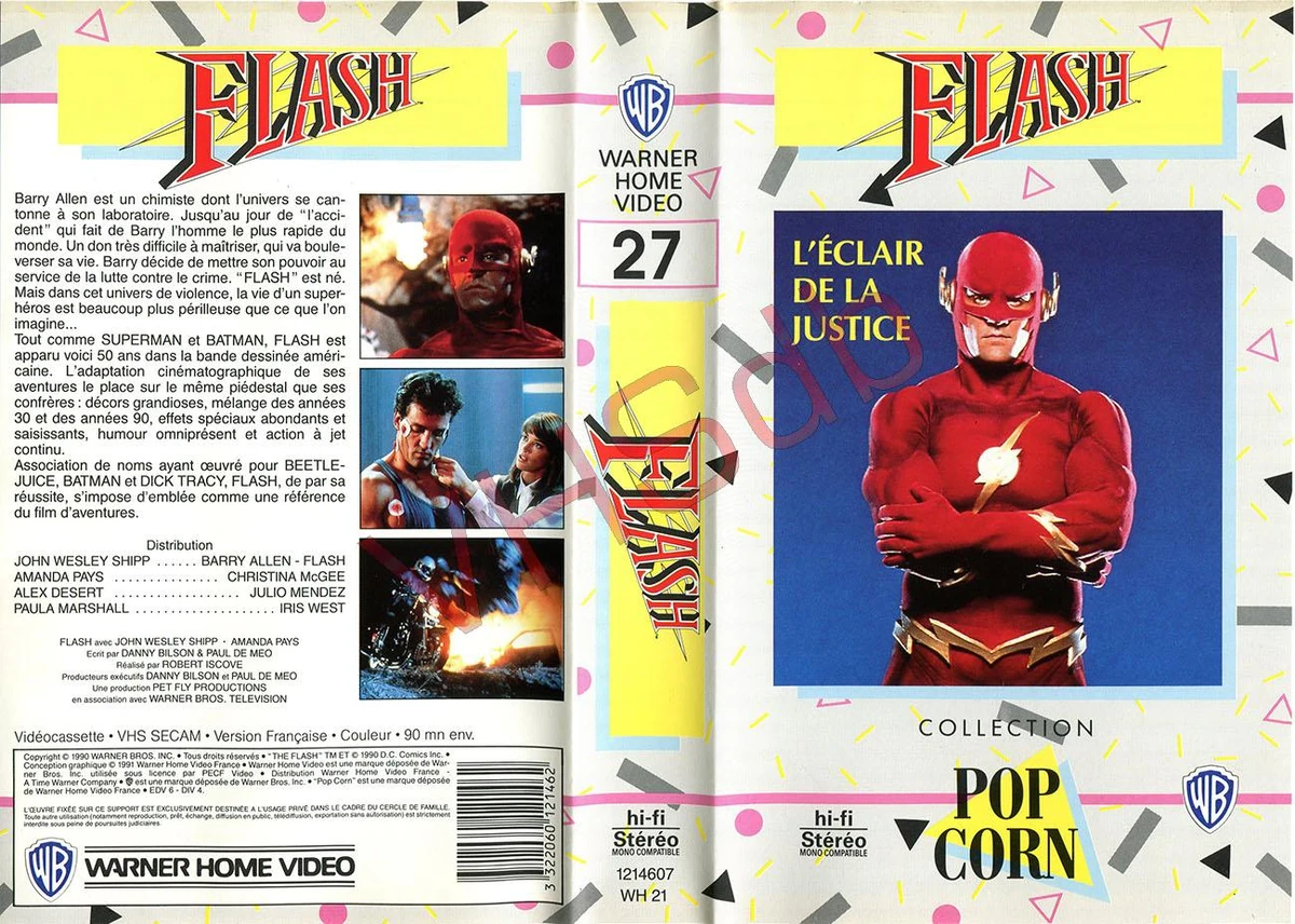 Warner Home Video (France) - Flash (1991) (Vente) | Wiki VHS | Fandom