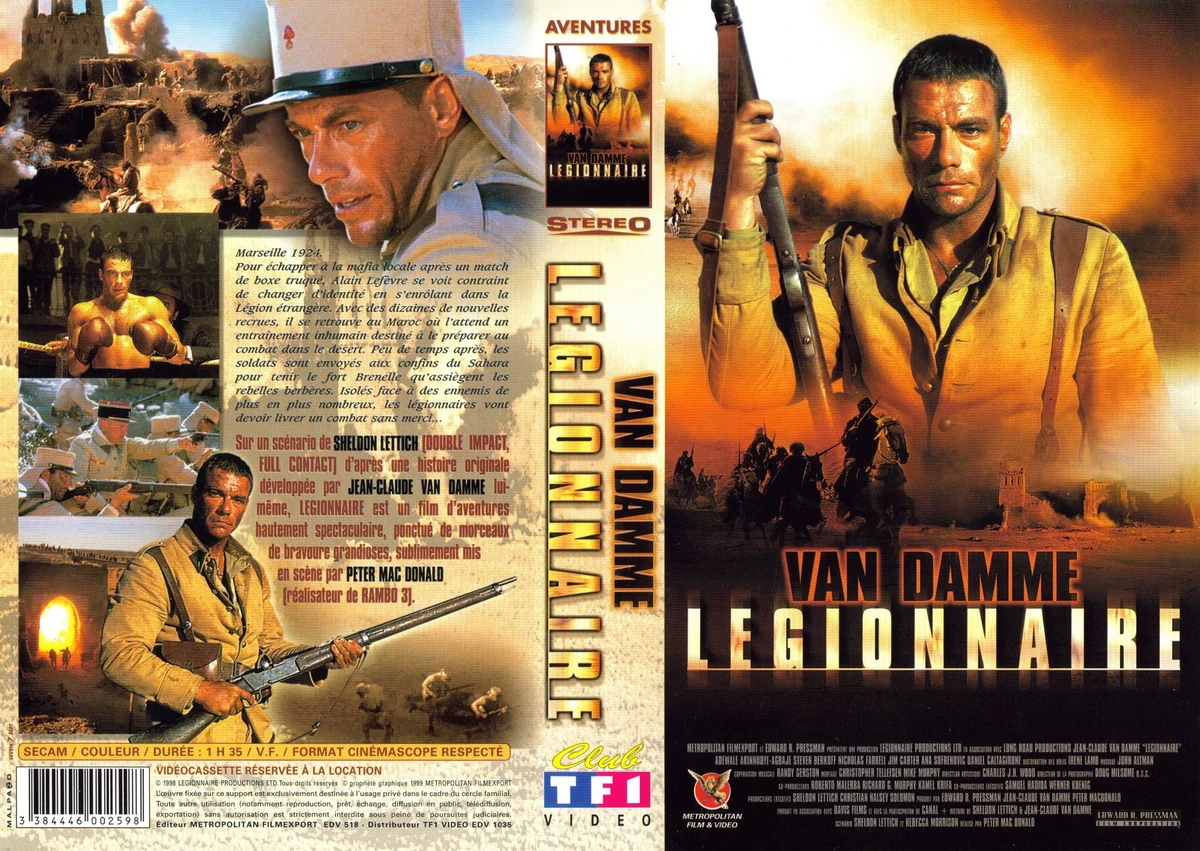 Club TF1 Vidéo (France) - Légionnaire (1999) (Location) | Wiki VHS | Fandom