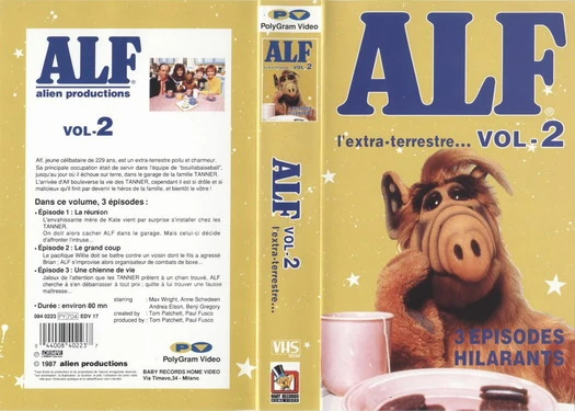 Polygram Video (France) - Alf l'extra-terrestre..., vol 2 (1991) (Vente) | Wiki VHS | Fandom