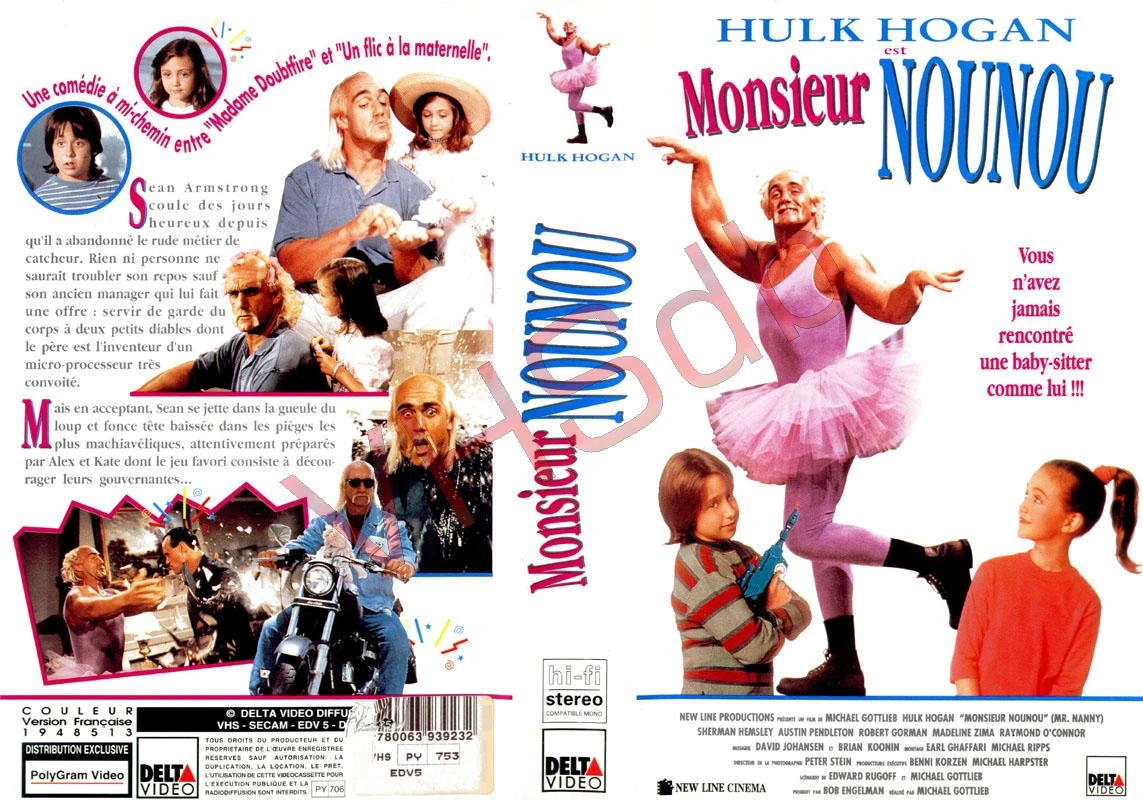 Delta Vidéo (France) - Monsieur Nounou (1995) (Vente) | Wiki VHS | Fandom