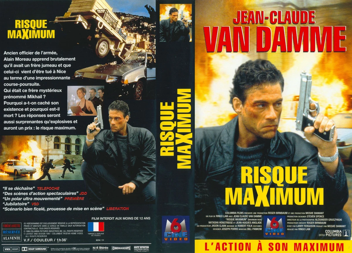 M6 Ciné Vidéo (France) - Risque maximum (1997) (Vente) | Wiki VHS | Fandom