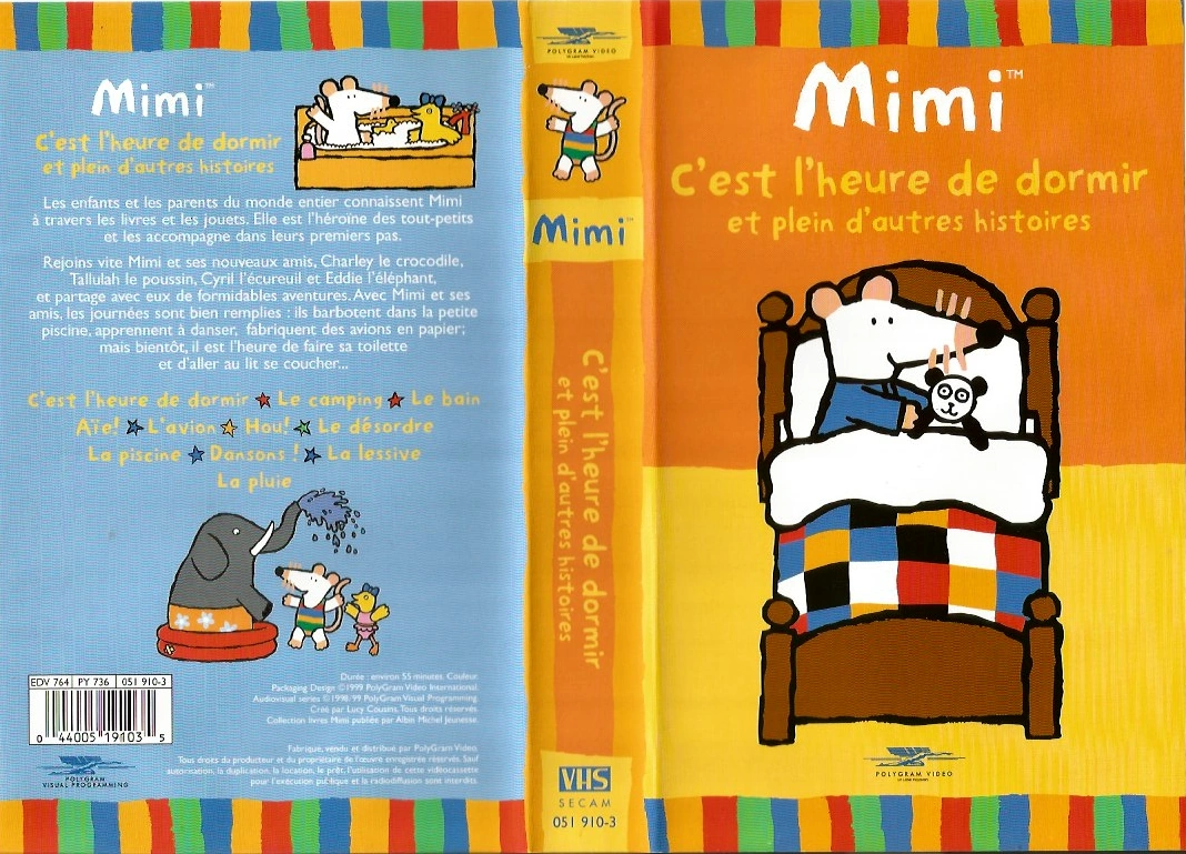 Polygram Video (France) - Mimi - C'est l'heure de dormir (1999) (Vente ...