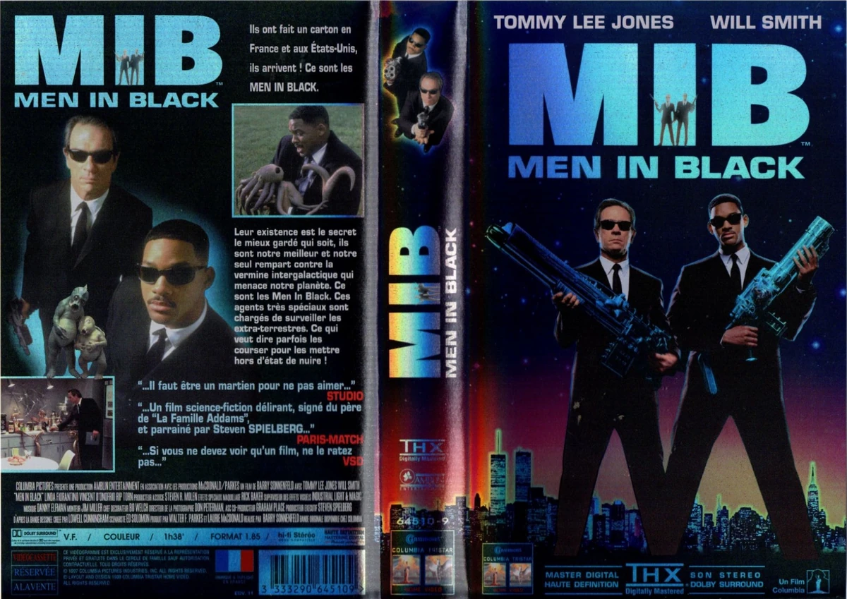 GCTHV (France) - Men in Black (1998) (Vente) | Wiki VHS | Fandom