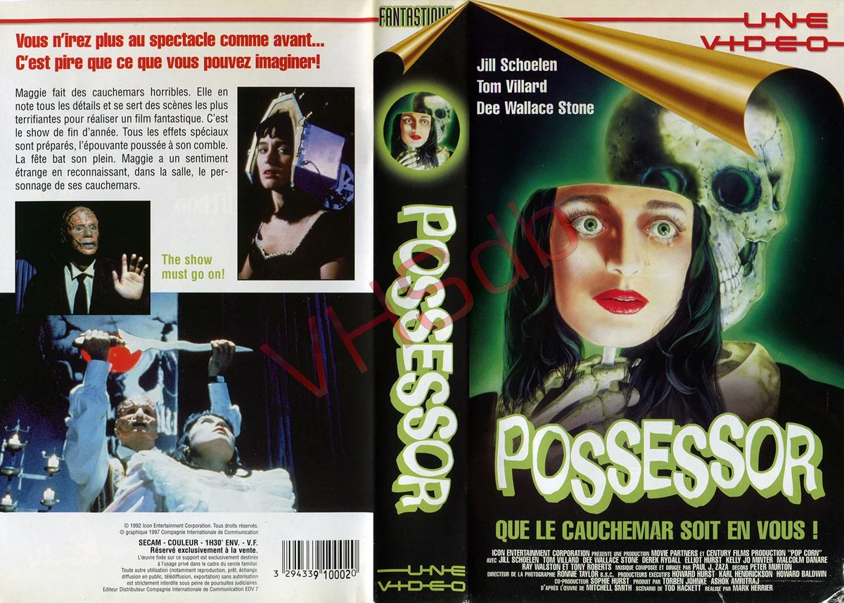 Une Video (France) - Possessor (1997) (Vente) | Wiki VHS | Fandom