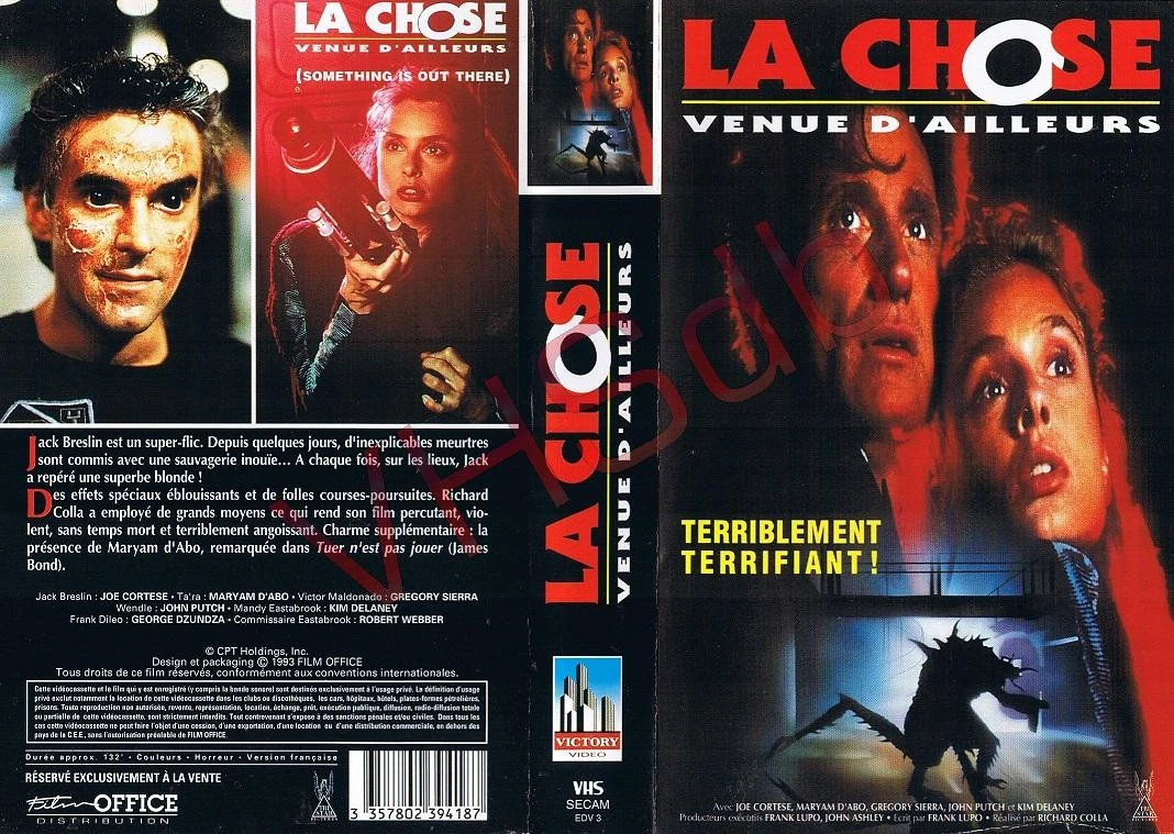 Film Office (France) - La chose venue d'ailleurs (1993) (Vente) | Wiki VHS | Fandom