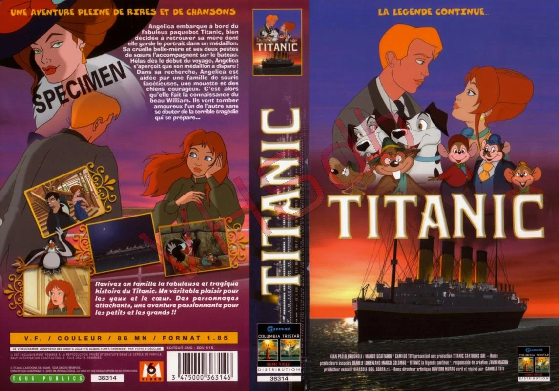 M6 Vidéo (France) - Titanic : La légende continue (2001) (Location ...