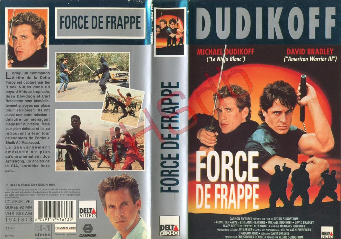 Delta Vidéo (France) - Force de frappe (1994) (Vente) | Wiki VHS | Fandom