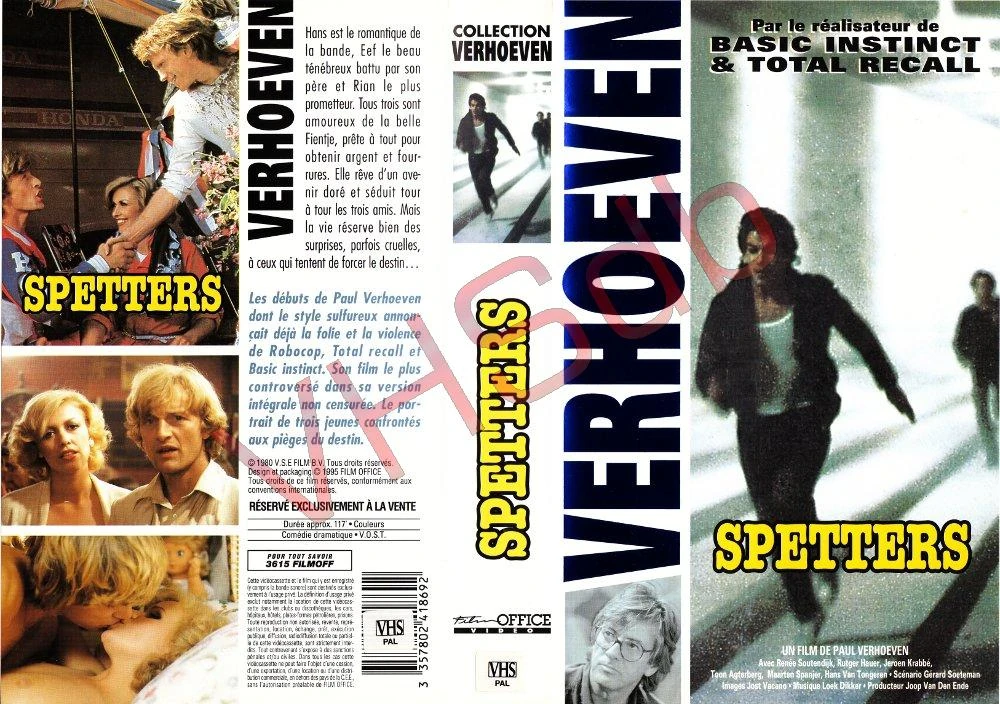 Film Office (France) - Spetters (1995) (Vente) | Wiki VHS | Fandom