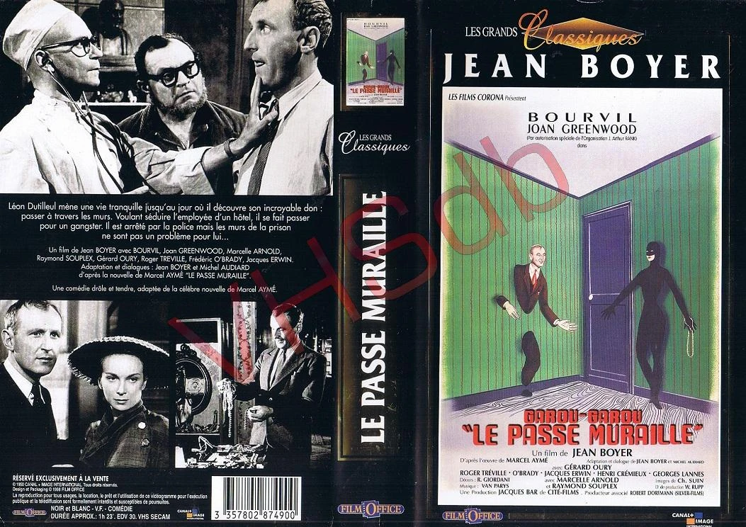 Film Office (France) - Le passe muraille (1998) (Vente) | Wiki VHS | Fandom