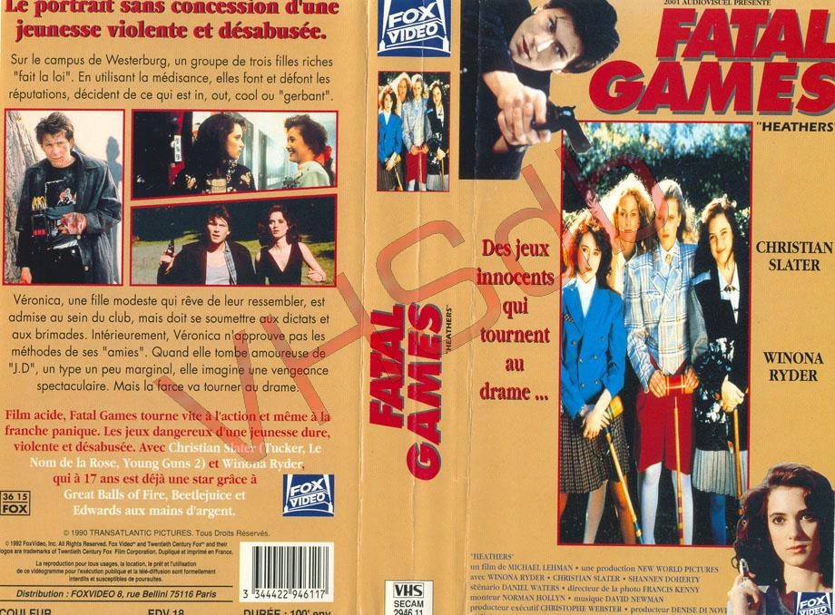 Fox Video (France) - Fatal Games (1992) (Location) | Wiki VHS | Fandom
