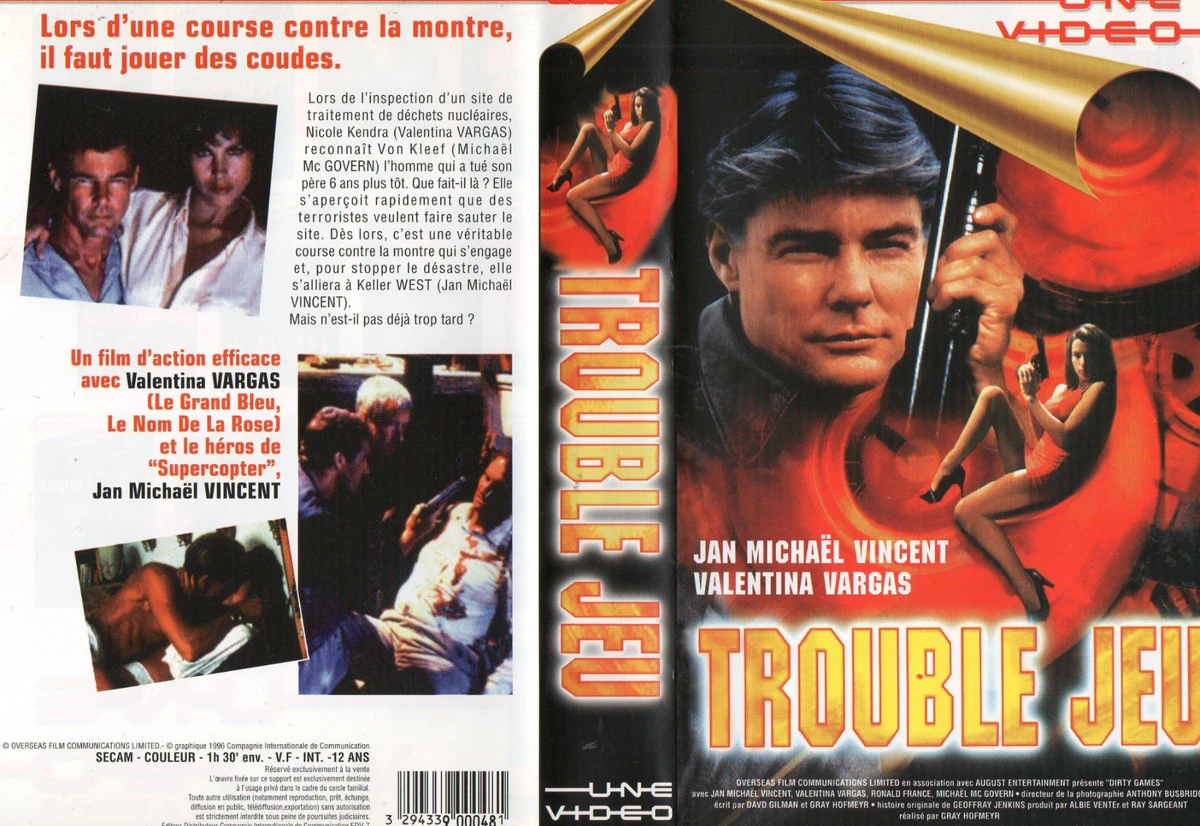 Une Video (France) - Trouble jeu (1996) (Vente) | Wiki VHS | Fandom