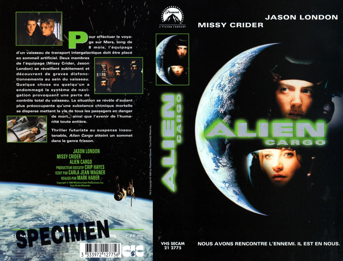 CIC/Paramount (France) - Alien Cargo (1999) (Location) | Wiki VHS | Fandom
