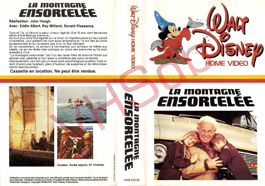 WDHV (France) - La montagne ensorcelée (1982) (Location) | Wiki VHS | Fandom