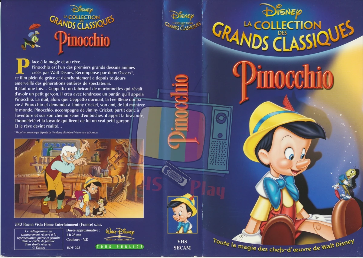 WDHE (France) - Pinocchio (2003) (Promo) | Wiki VHS | Fandom