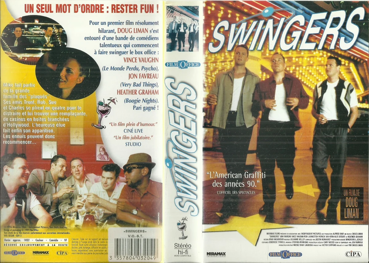 Film Office (France) - Swingers (1999) (Vente) | Wiki VHS | Fandom