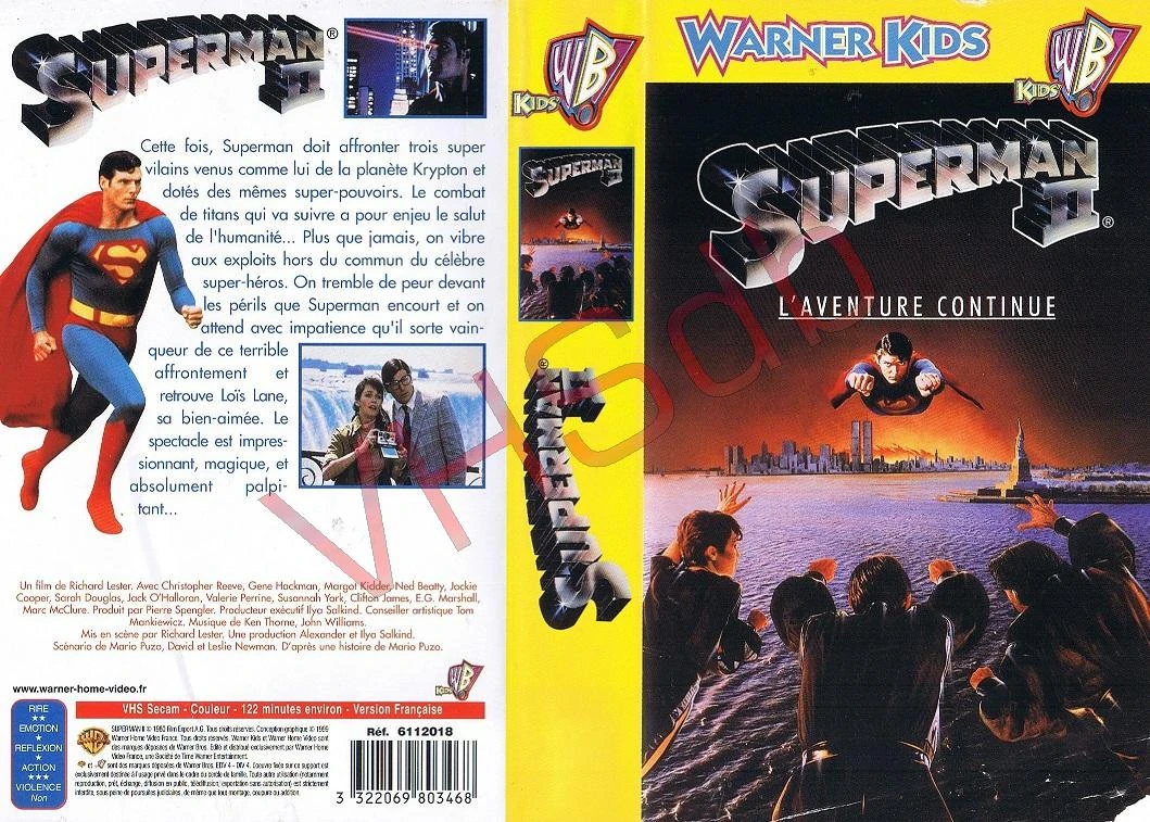 Warner Home Video (France) - Superman II (1999) (Vente) | Wiki VHS | Fandom