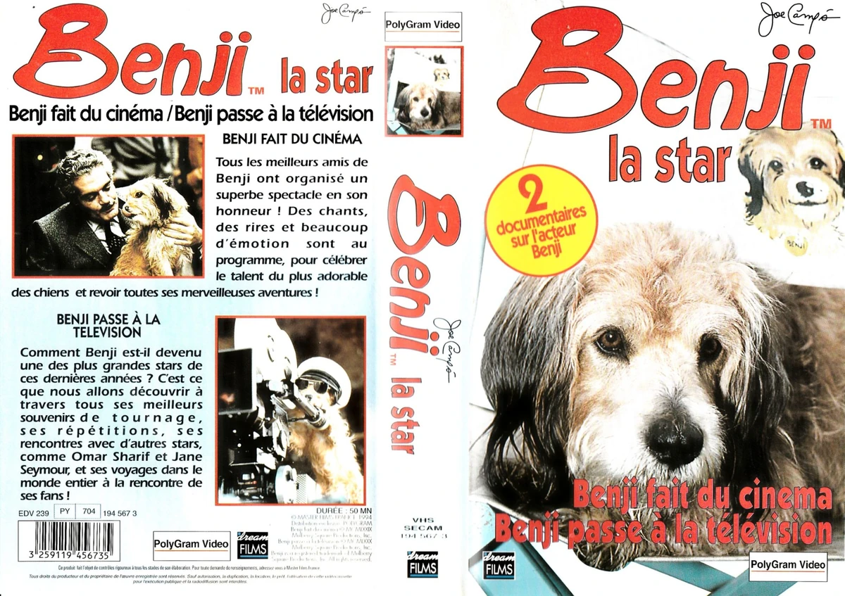 Dream Films (France) - Benji la star (1994) (Vente) | Wiki VHS | Fandom