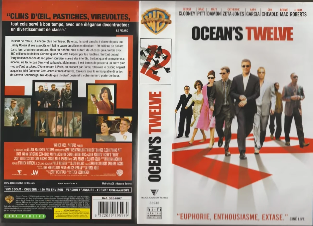 Warner Home Video (France) - Ocean's Twelve (2005) (Vente) | Wiki VHS ...