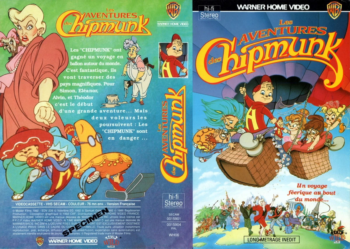 Warner Home Video (France) - Les Aventures des Chipmunks (1992 ...