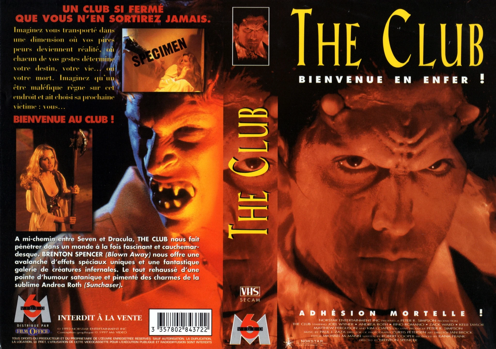 M6 Vidéo (France) - The Club (1997) (Location) | Wiki VHS | Fandom