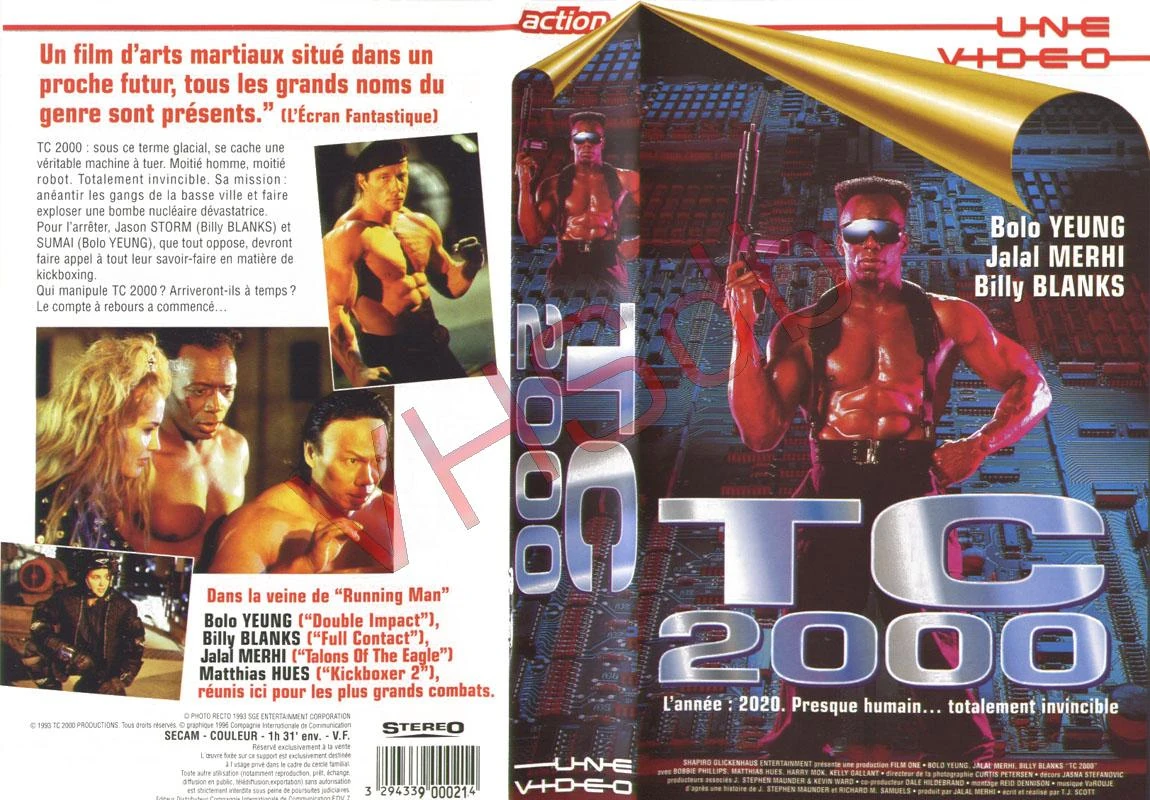 Une Video (France) - TC 2000 (1996) (Vente) | Wiki VHS | Fandom