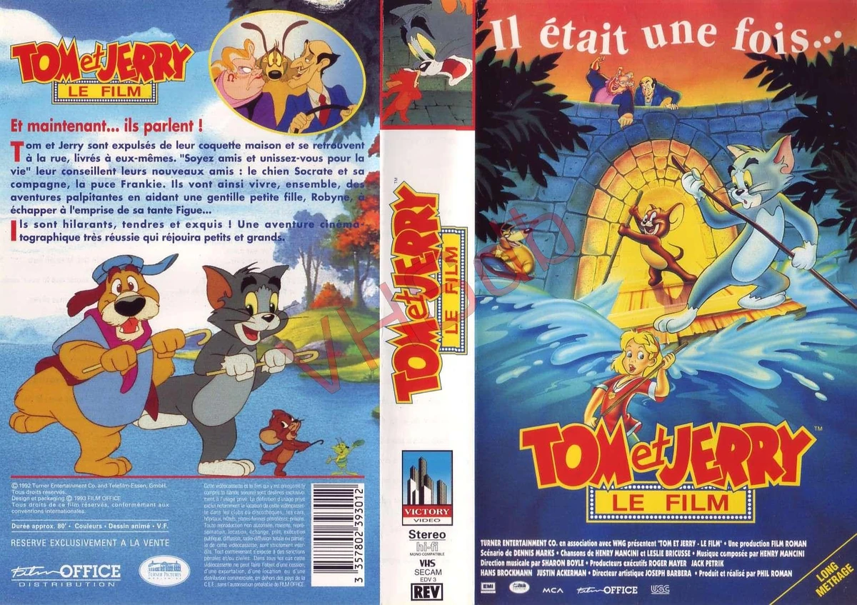 Film Office (France) - Tom et Jerry, le film (1993) (Vente) | Wiki VHS ...