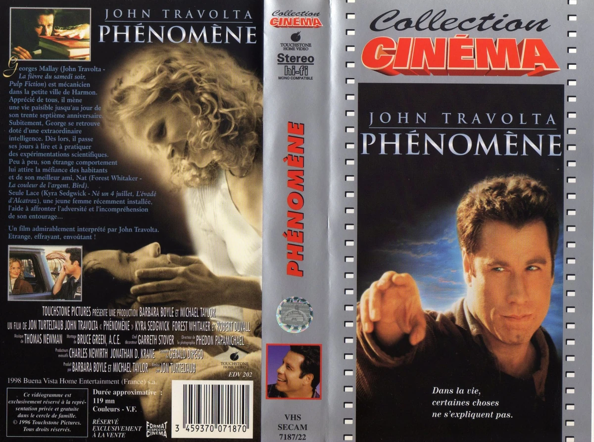 Touchstone Home Video (France) - Phénomène (1997) (Vente) | Wiki VHS ...