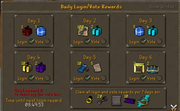 Playtime Rewards | Bethlehem317 Wiki | Fandom