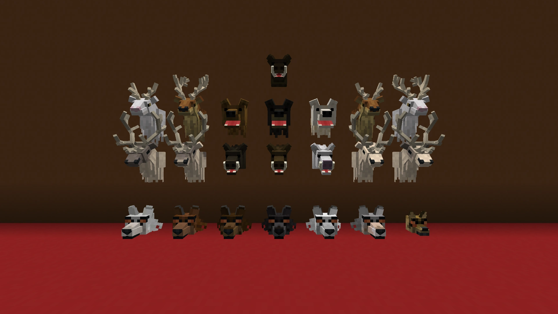 Minecraft Animal Heads