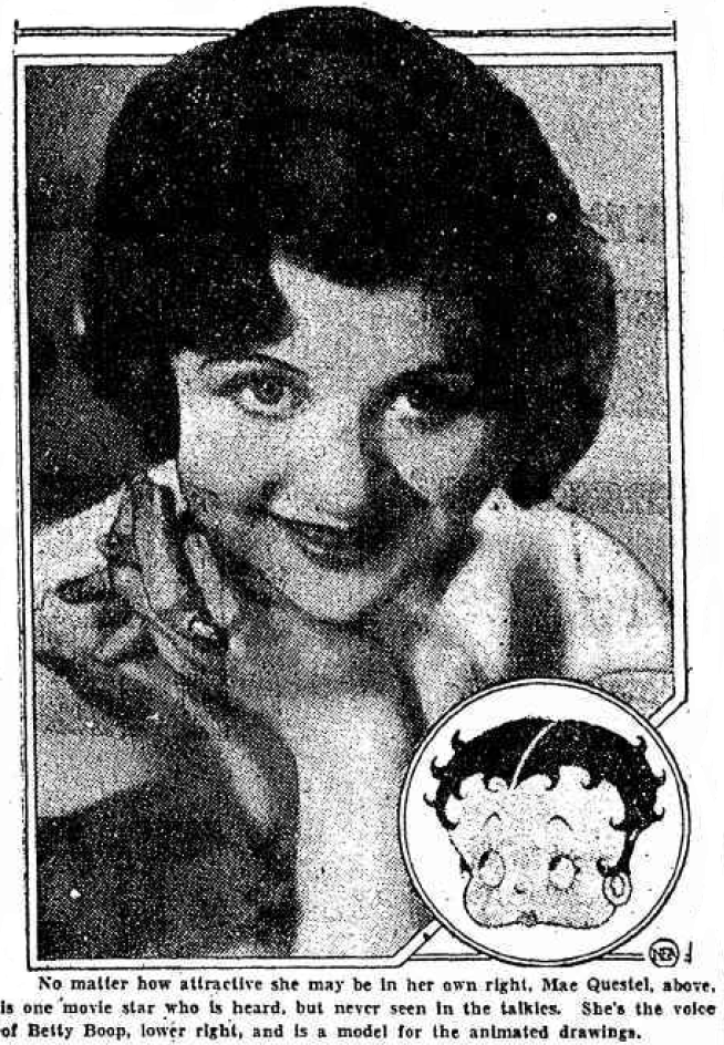 Boop-a-Doop! Here's a Movie Star Never Seen on the Screen | BETTY BOOP ...