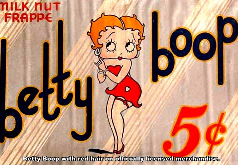 What Color Is Betty Boop's Hair? | BETTY BOOP Wiki | Fandom