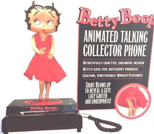 Betty Boop Animated Talking Collector Phone | BETTY BOOP Wiki | Fandom