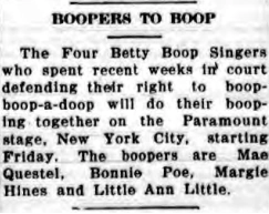 Boopers to Boop | BETTY BOOP Wiki | Fandom