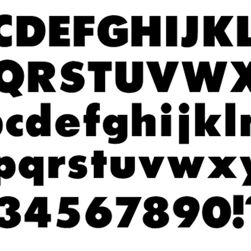 Futura Extra Bold Condensed