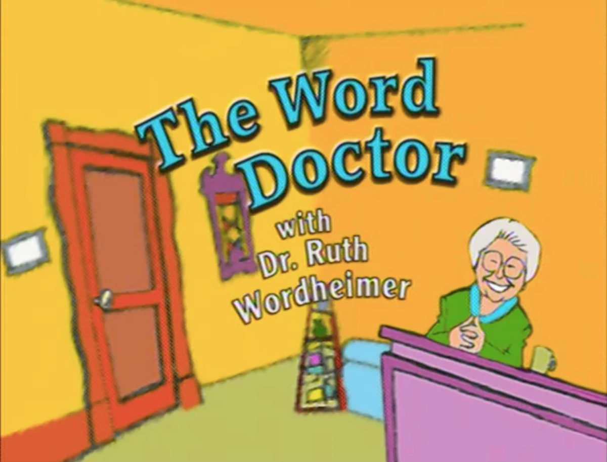 The Word Doctor with Dr. Ruth Wordheimer | Between the Lions Wiki | Fandom