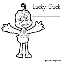 between the lions coloring book