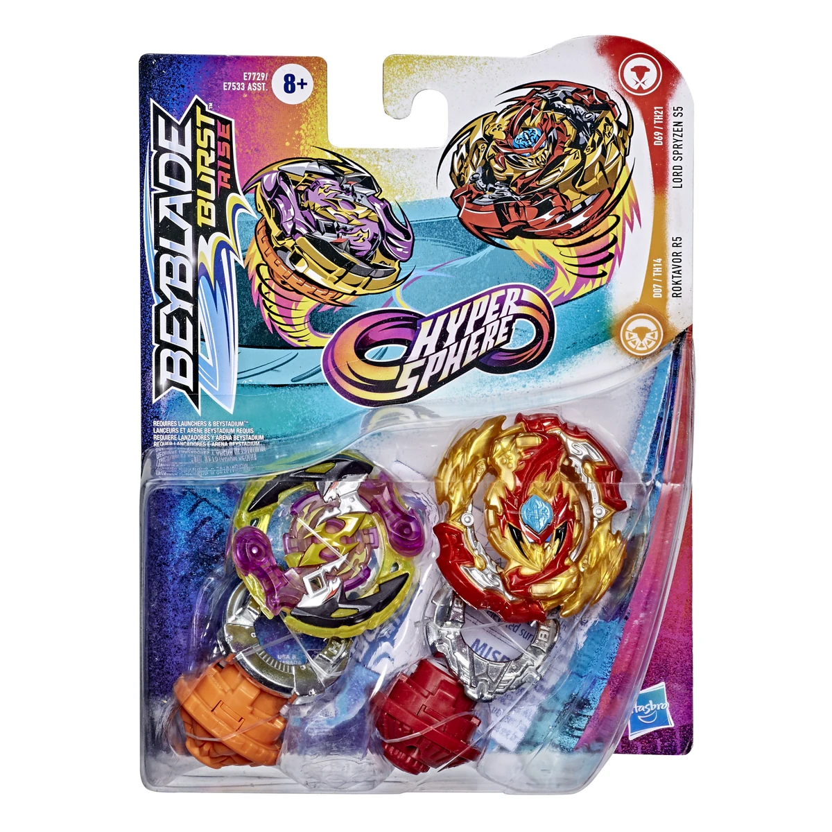 Lord Spryzen S5 and Crash Roktavor R5 Dual Pack | Beyblade Wiki | Fandom