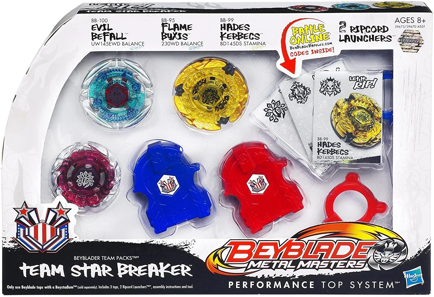 Beyblade Metal Masters Team Star Breakers