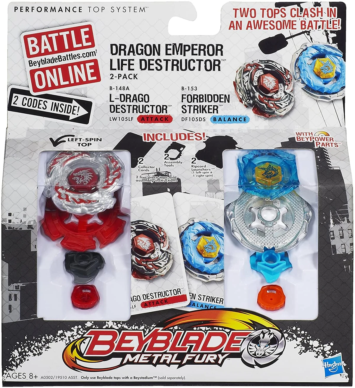 Dragon Emperor Life Destructor 2-Pack | Beyblade Wiki | Fandom