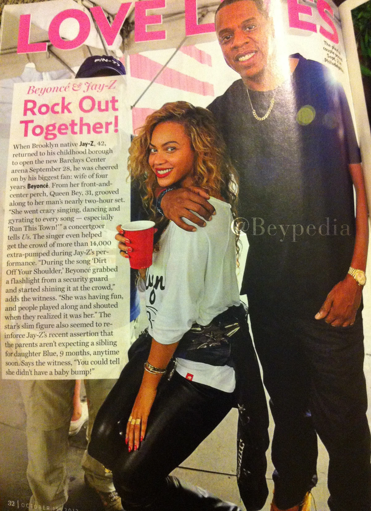 User blog:BeyonceEditor/Beyoncé & Jay-Z Inside of Us Weekly Magazine ...