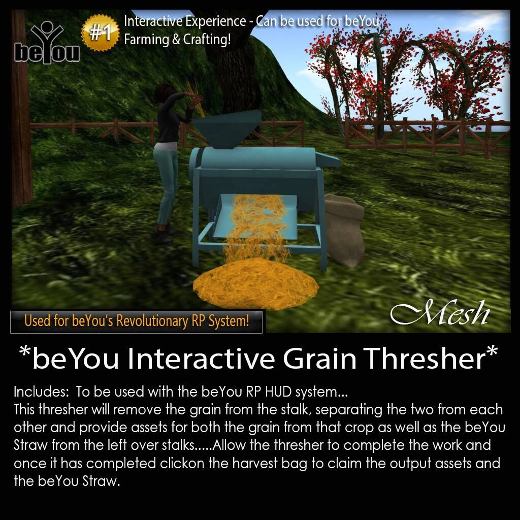 Crafting -- Grain Thresher | BeYou World Wiki | Fandom