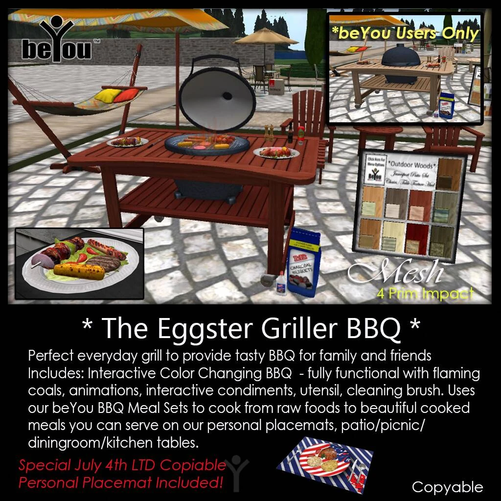 Cooking -- BBQs and Grilling | BeYou World Wiki | Fandom