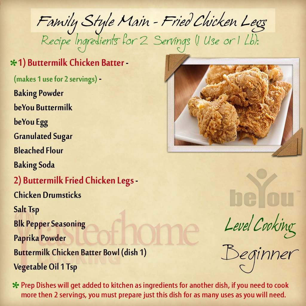 how to cook fried chicken procedure