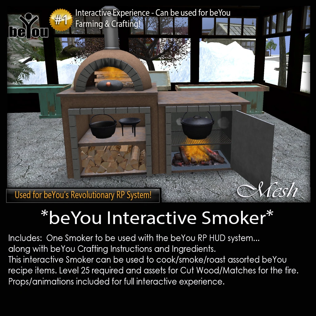 Crafting -- beYou Outdoor Smoker | BeYou World Wiki | Fandom