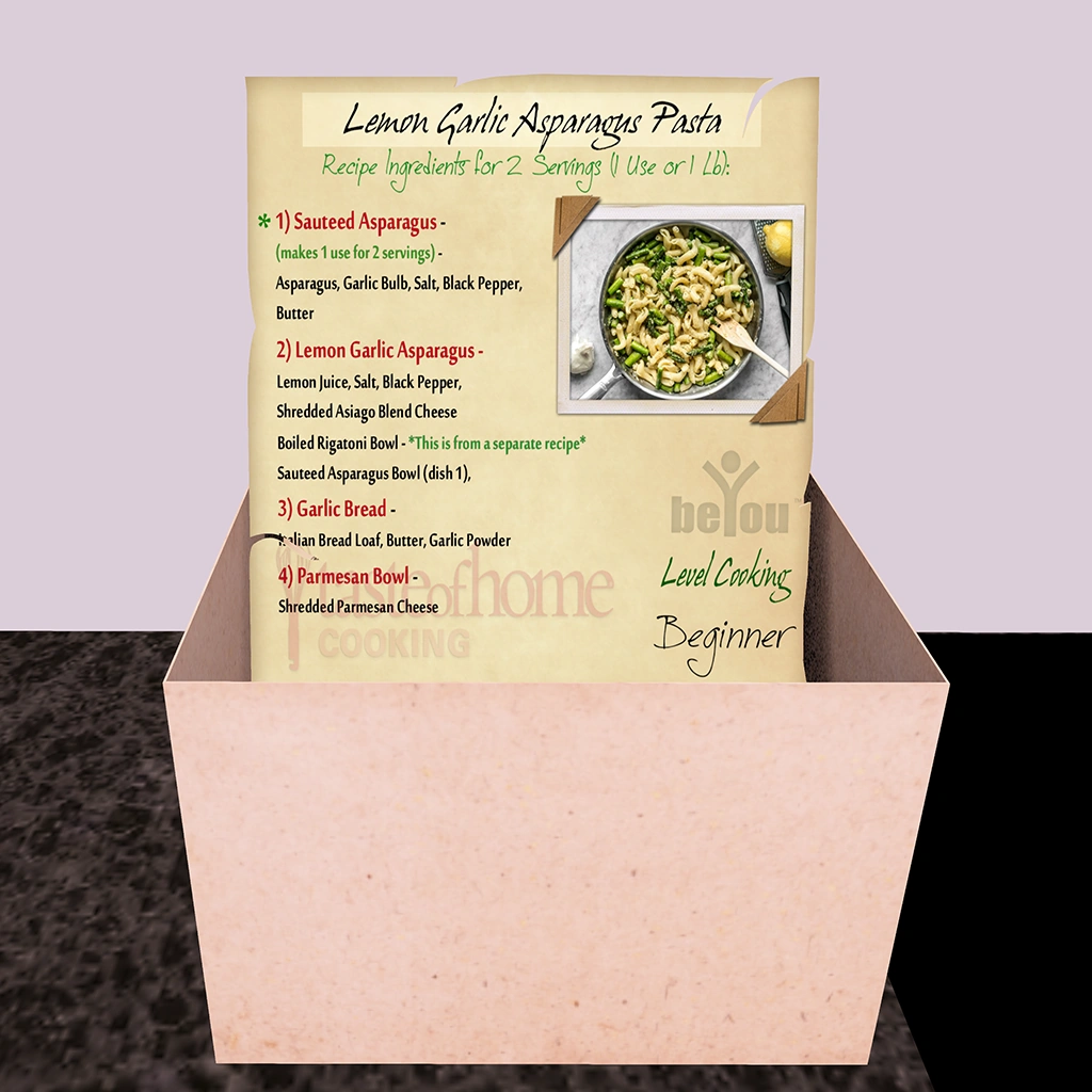 Cooking -- beYou Family Recipe Box | BeYou World Wiki | Fandom